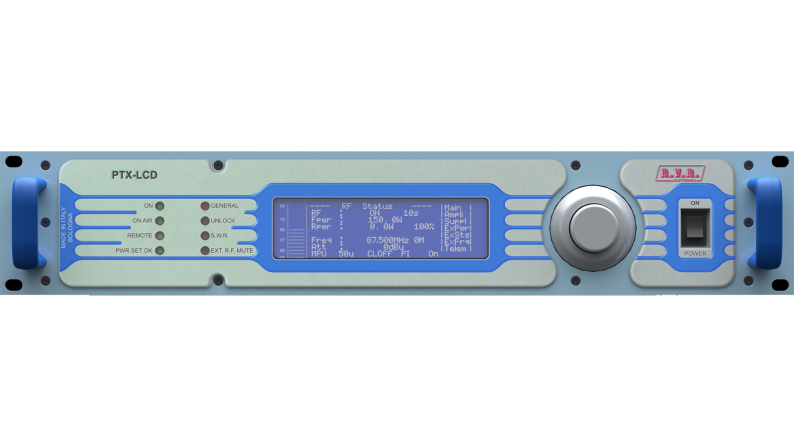 RVR PTX100LCD/S – 100 watt FM transmitter - Broadcast Partners