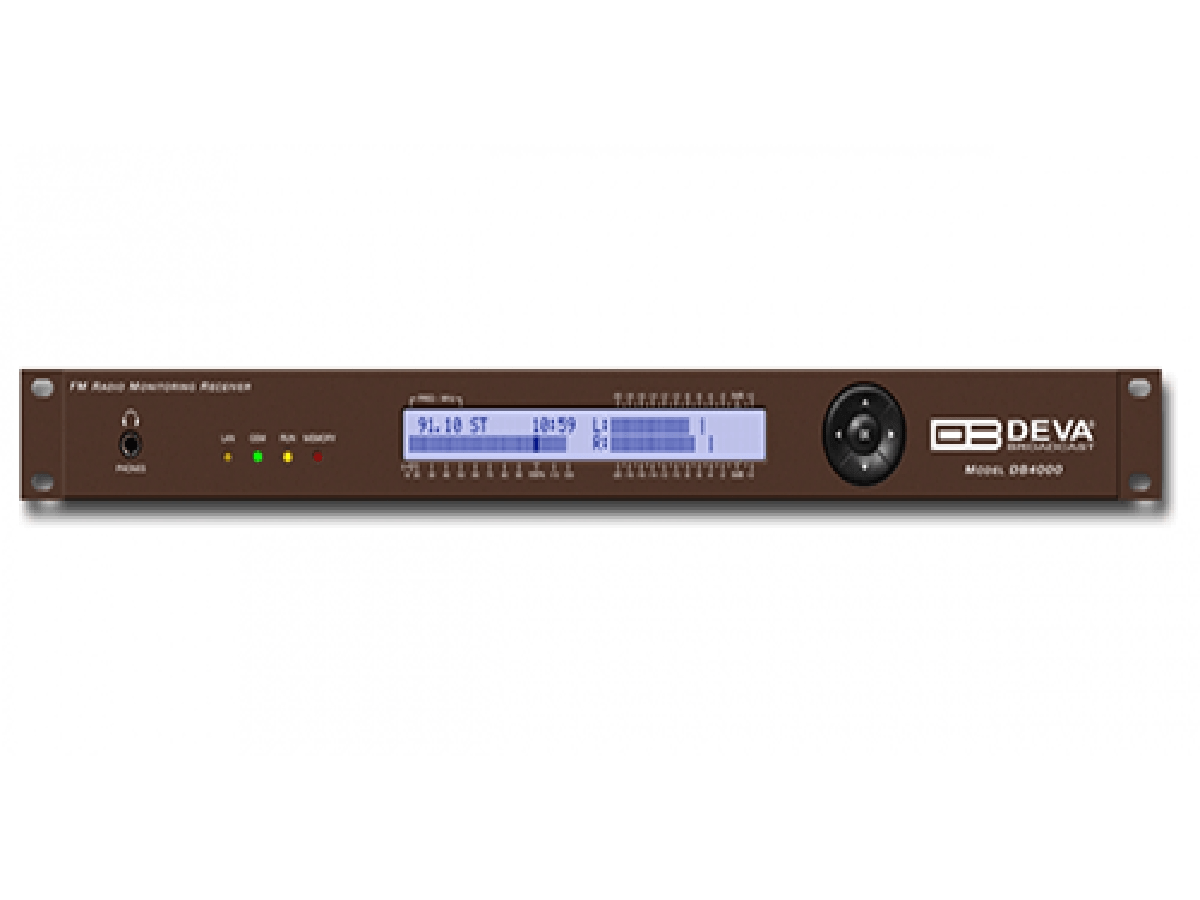 DEVA Broadcast DB4005 FM Radio Monitoring Ontvanger & MPX Modulatie Analyzer - Broadcast Partners
