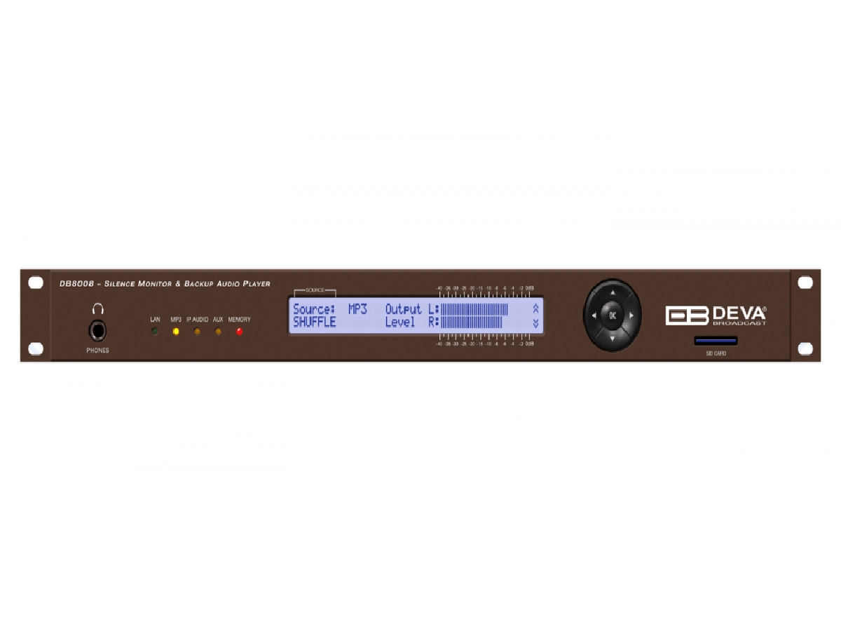 DEVA Broadcast DB8008 – Silence Detector & Backup Audio Player ...