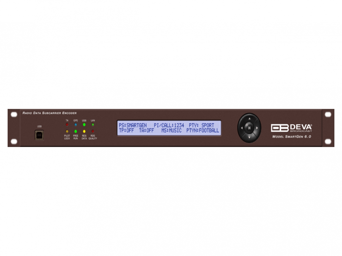 DEVA Broadcast SmartGen 6.0 – RDS/RBDS Encoder - Broadcast Partners