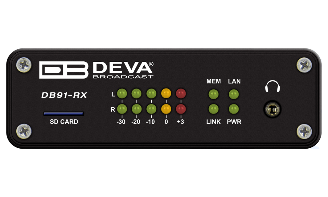 DEVA Broadcast DB91-RX IP Audio Decoder - Broadcast Partners