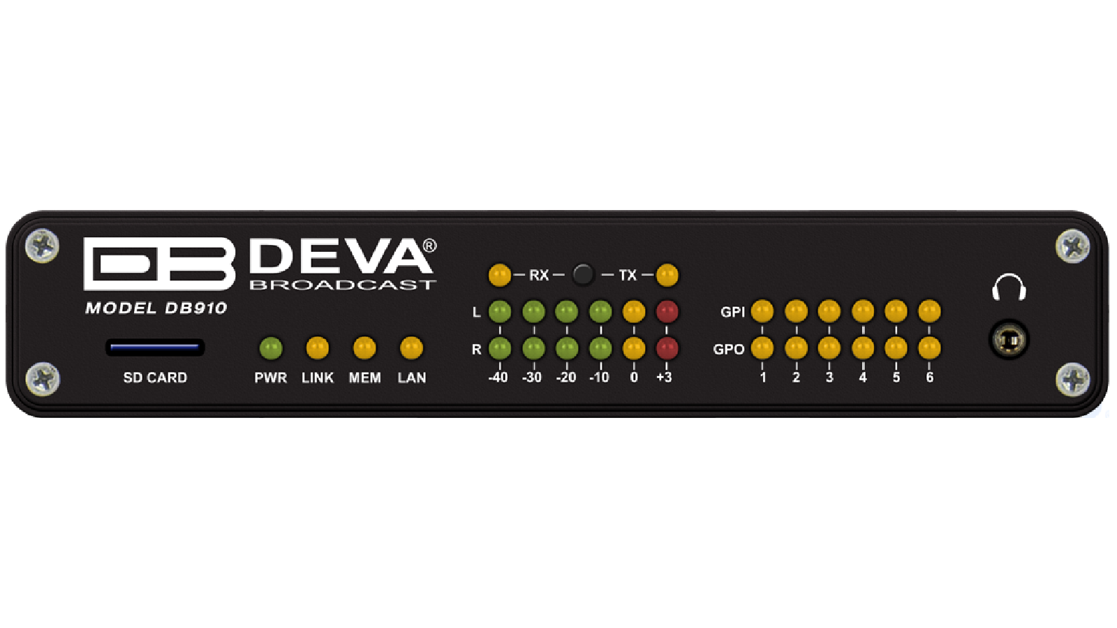 DEVA DB 910 Full Duplex IP Audio Codec - Broadcast Partners