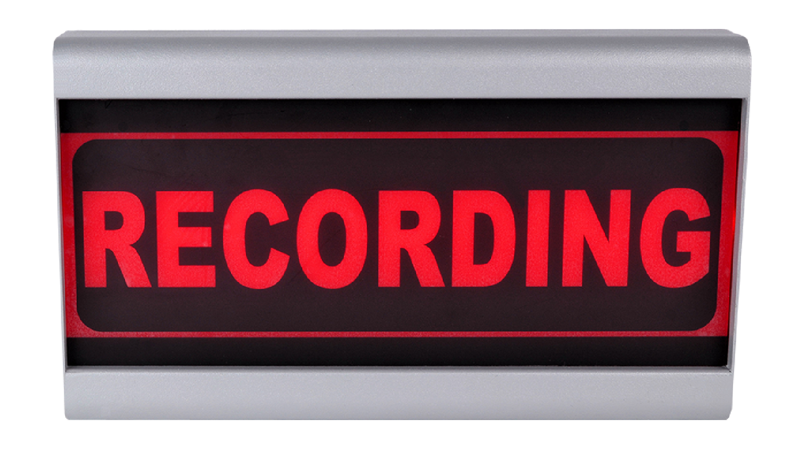D&R “RECORDING” signalering inclusief power adapter - Broadcast Partners