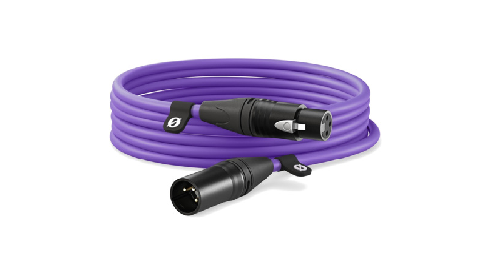 Røde XLR-3M premium XLR-kabel 6 meter (paars) - Broadcast Partners