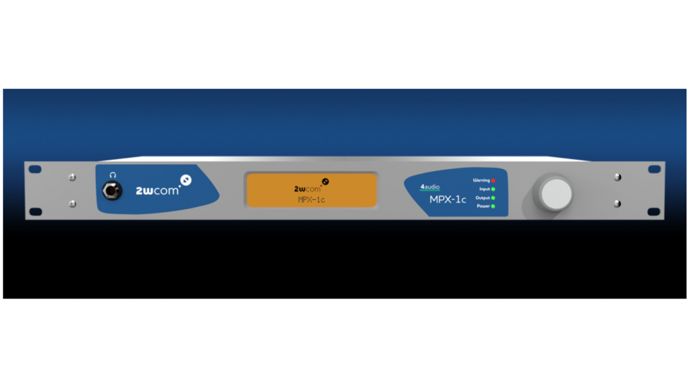 2WCOM MPX-1c - 1 Channel FM-MPX over IP Encoder - Broadcast Partners