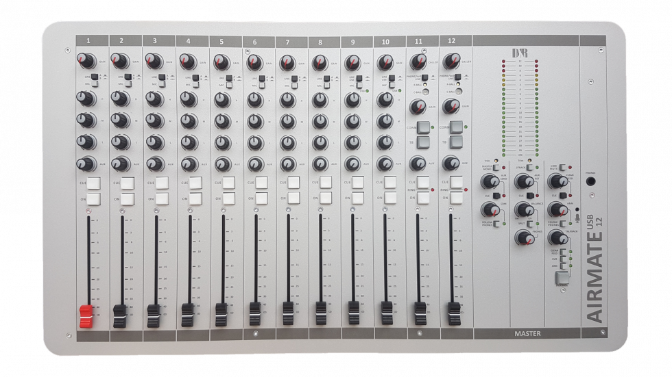 D&R Airlite - USB 8 kanaals mengpaneel (1x VoIP) - Broadcast Partners