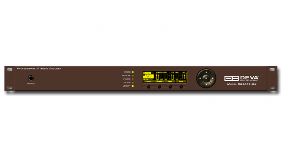 DB9009-RX - Adv. IP Audio Decoder met Stereo & RDS (2e Gen.) - Broadcast Partners