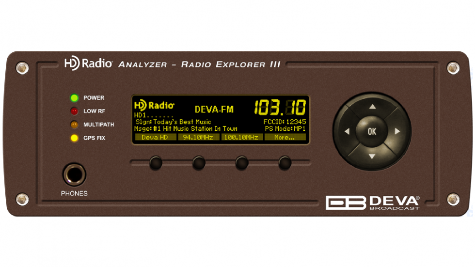 DEVA Radio Explorer III Mobiele HD Radio Analyzer - Broadcast Partners